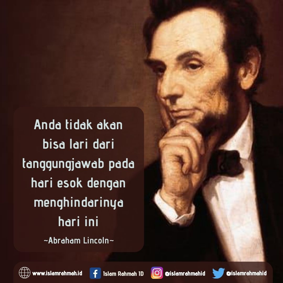 Jangan Lari dari Tanggungjawab Hari Ini - Islam Rahmah