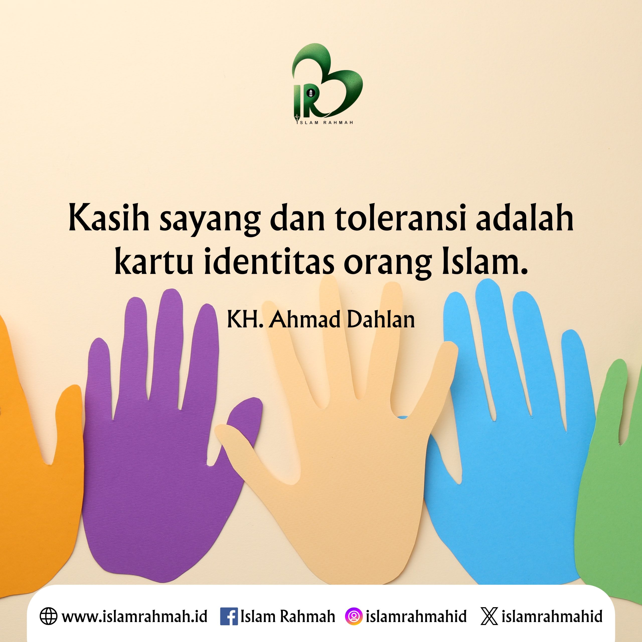Toleransi dan Kasih Sayang Stempel Umat Islam - Islam Rahmah