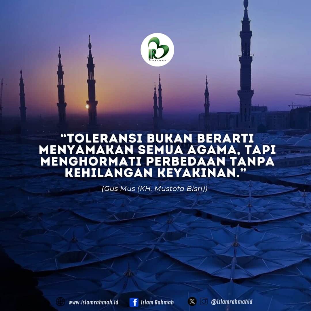 Toleransi Beragama dalam Masyarakat Multikultural - Islam Rahmah